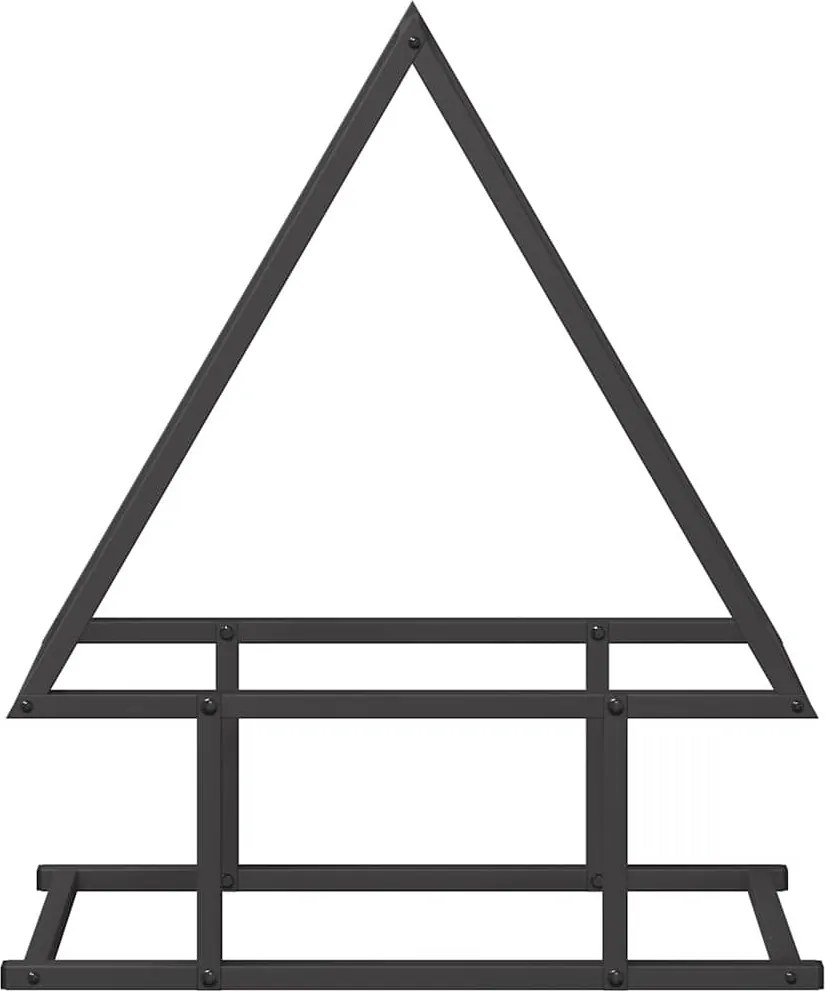 vidaXL Stojan na palivové dřevo Ocel válcovaná za studena [864314] Barva: antracitová