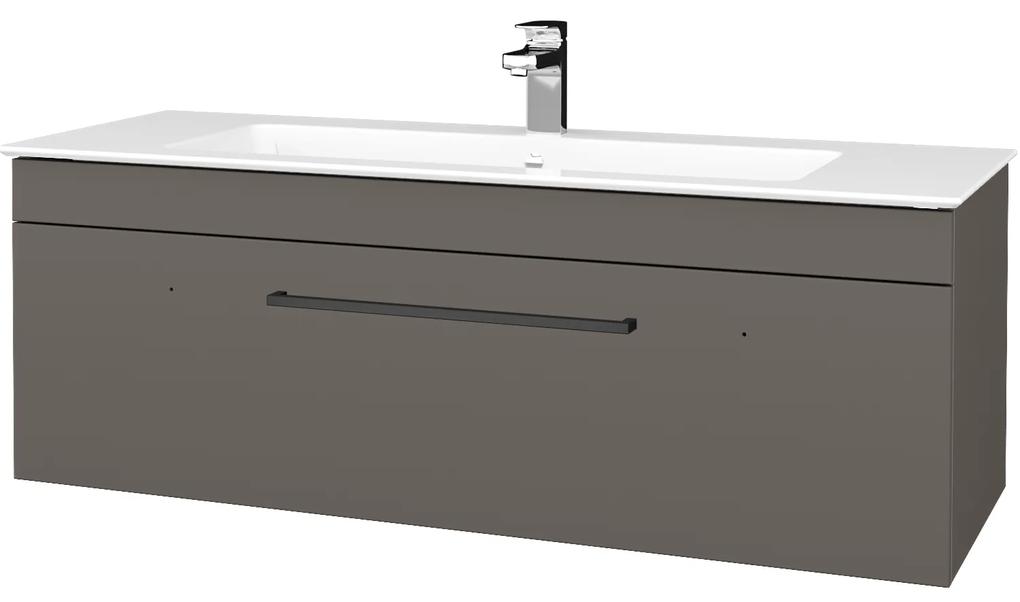 Dřevojas Koupelnová skříň ASTON SZZ 120 Varianta: D16  Beton tmavý / Úchytka T05 / D16 Beton tmavý