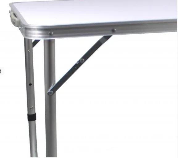 Bestent Kempingový stůl 120x80x70cm a 4 židle White
