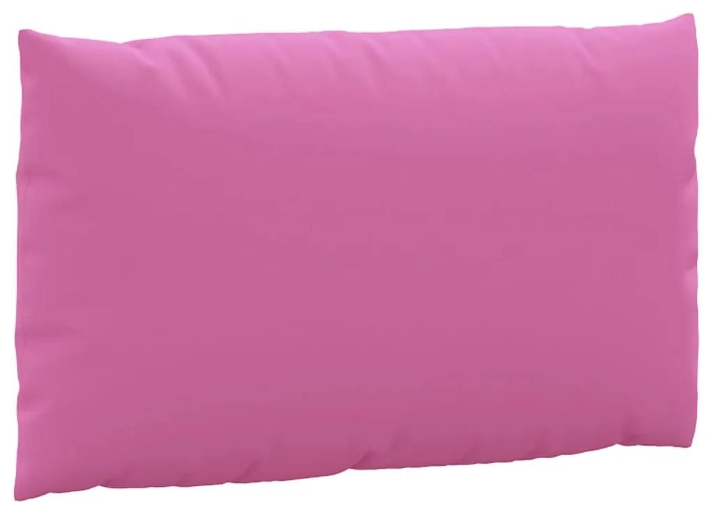 Podušky na nábytek z palet 2 ks růžové oxford