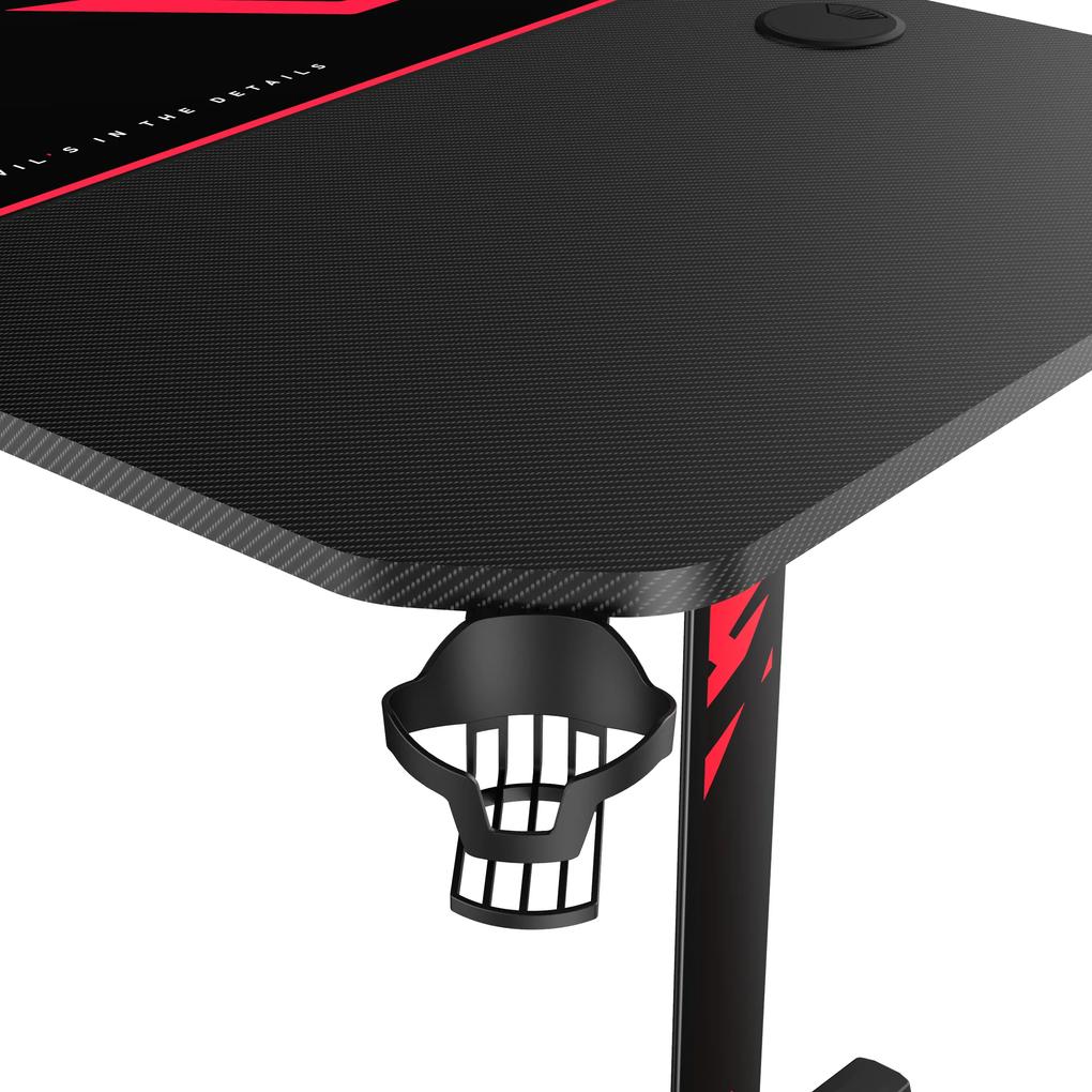 Velký herní stůl Diablo X-Mate 1600 černý
