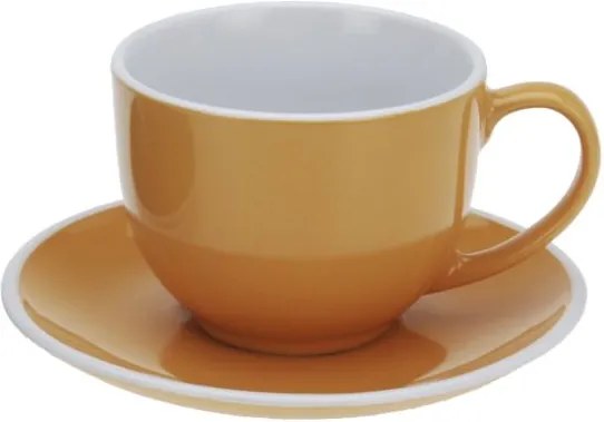 EXCELLENT Hrnek na cappuccino 220 ml, oranžový KO-Q75100430oran