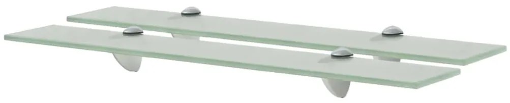 Plovoucí police 2 ks sklo 60 x 10 cm 8 mm 3051513