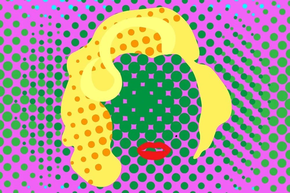 Obraz Marilyn Monroe v pop art stylu - 60x40 cm