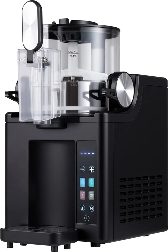 Costway 1,5 L Slush stroj s kompresorem Stroj Slushie s LED dotykovým ovládáním