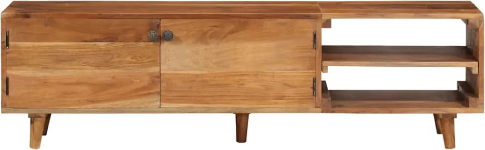 TV skříňka masivní akácie s medovým povrchem 140 x 30 x 40 cm 337847