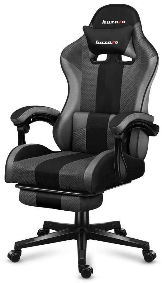Huzaro Herní židle Force 4.7 s výsuvnou podnožkou - Carbon