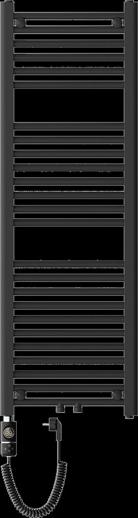 Mexen Mars, elektrické topné těleso 1200 x 400 mm, 600 W, černá, W110-1200-400-2600-70