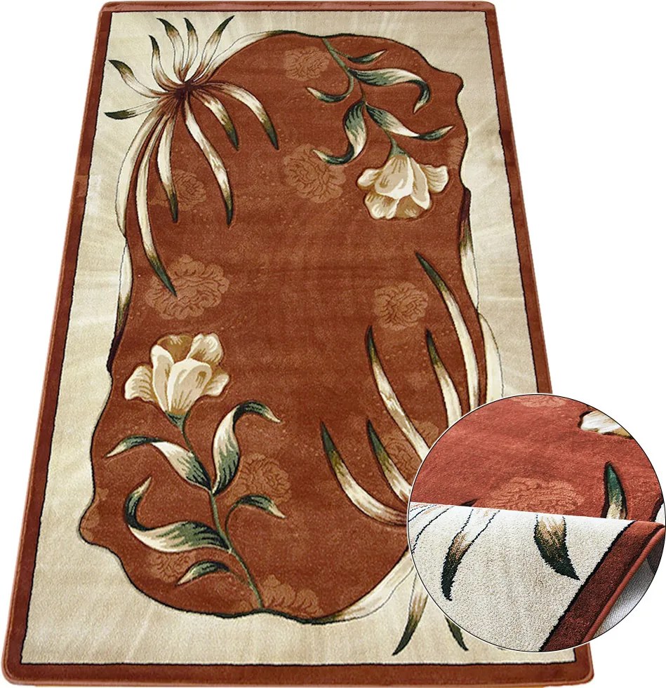 BE Koberec Adora 7004 VIZON - béžový obdélníkový Rozměr: 80x150 cm