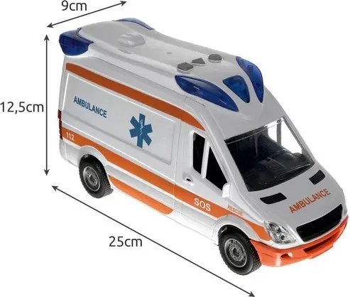 Sanitní vůz – ambulance se zvukovou a světelnou signalizací