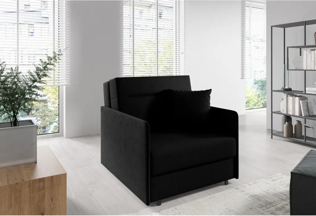 Eka Pohovka AMERYKANKA 172, 90 cm Barva látky: Světle šedá (Kronos 53)