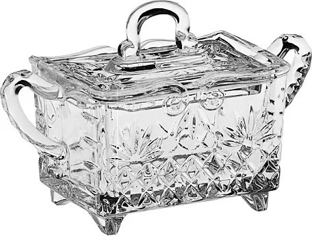 Crystal Bohemia Skleněná dóza truhlička