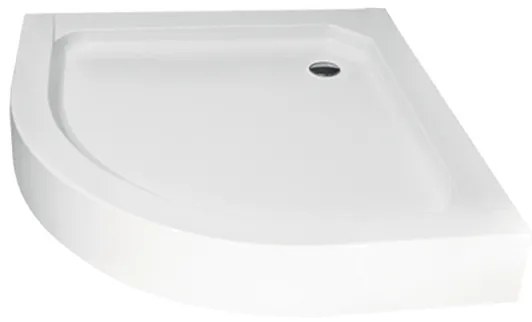 Besco Čtvrtkruhová akrylátová sprchová vanička ALEX HR 70x70 (80x80, 90x90) IP Barva: Bílá, Rozměry (cm): 72x72