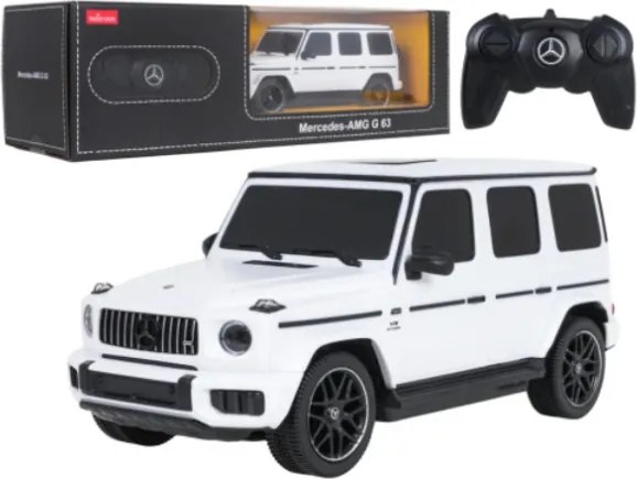 Model auta Mercedes-AMG G63 1:24 RASTAR na ovládání bílé