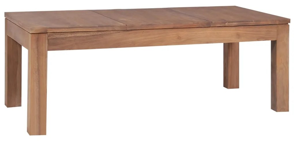 Konferenční stolek masivní teak přírodní povrch 110x60x40 cm,  246955