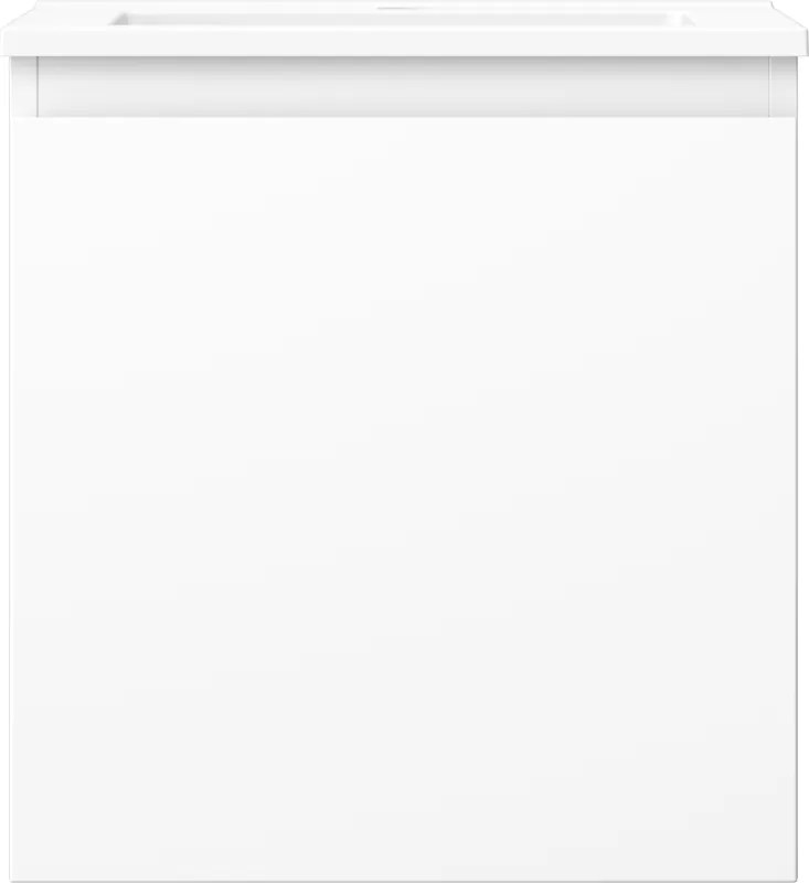 Mexen Orio, koupelnová skříňka 45 cm s umyvadlem Otis, 1 zásuvka, bílá matná, 91A10-04547-1-BF01-W18M01