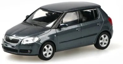 Abrex Škoda Fabia II (2006) Šedá Anthracite Metalíza 1:43