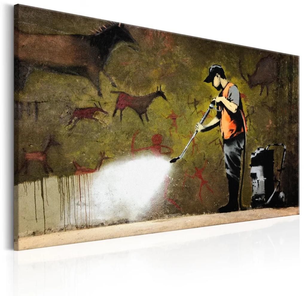 Obraz - Cave Painting by Banksy - 60x40