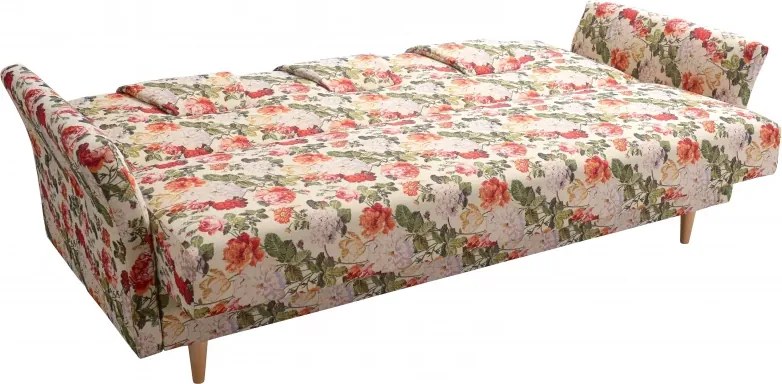 Pohovka provence Boston, cihlově červená (vasco 2050/14, wenge)