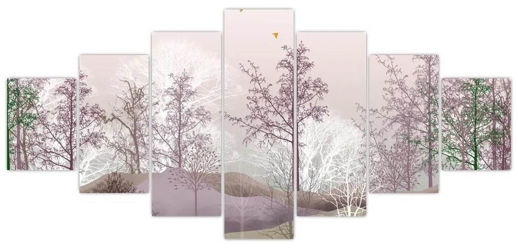 Obraz lesa (210x100 cm)