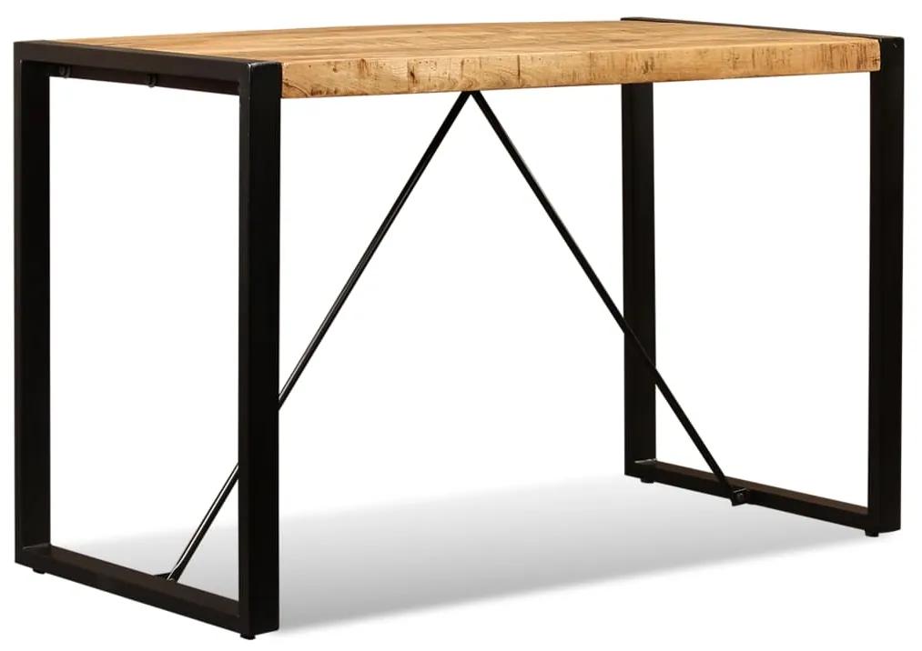 243996 vidaXL Jídelní stůl masivní mangovníkové dřevo 120 cm