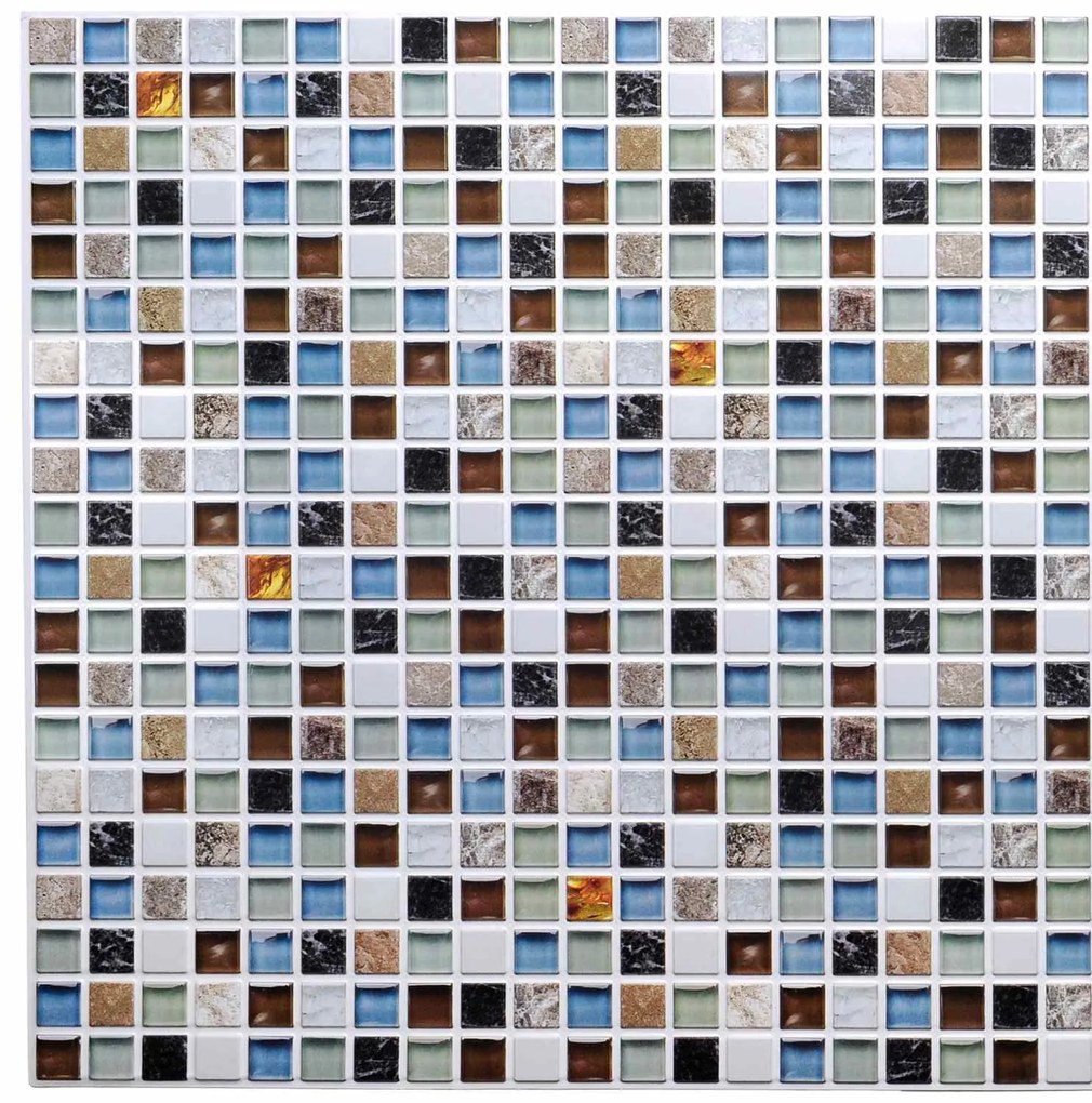 3D obkladový omyvatelný panel PVC Mozaika Island (480 x 955 mm)