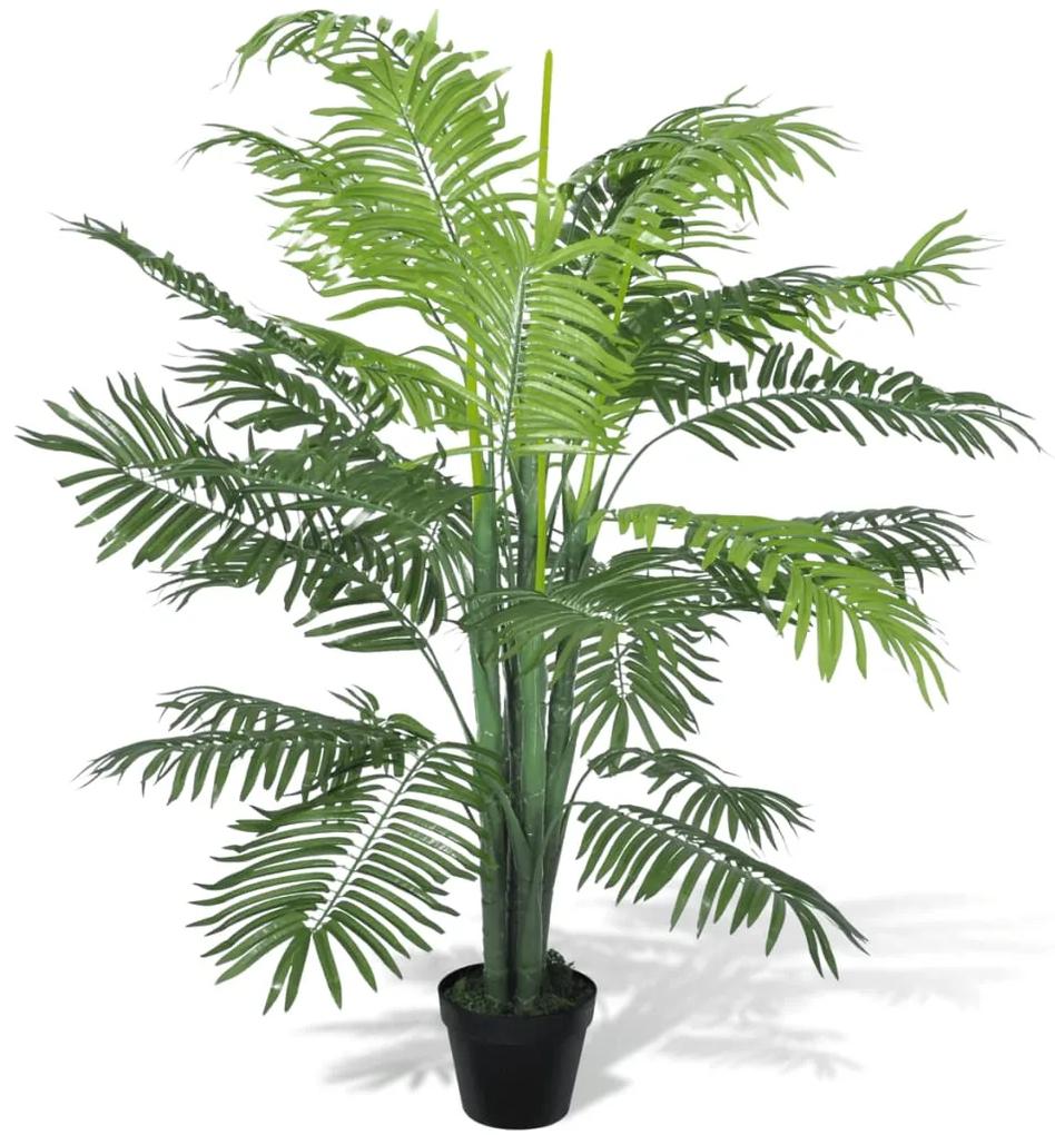 241356 vidaXL Umělá datlová palma v květináči 130 cm