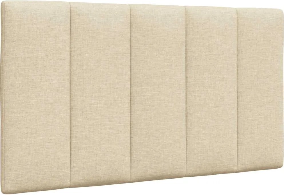 Rám postele bez matrací Hanko krémově 90x200 cm textil 3310368