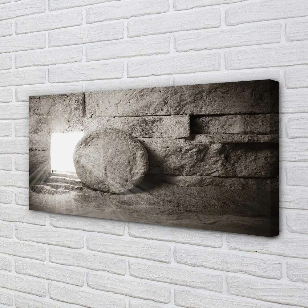 Obrazy na plátně Cave light 100x50 cm