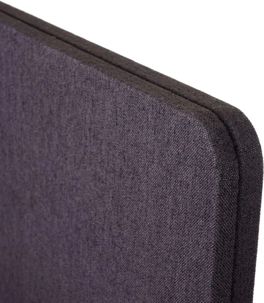Akustický panel na stůl HWC-G75 - dvoustěnná látka/textil - 60x65cm - hnědo-šedá