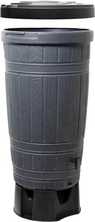 Sud na dešťovou vodu WOODMAN černý 265l