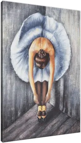 Ručně malovaný obraz Baletka v modrém 70x100cm RM3442A_1AB