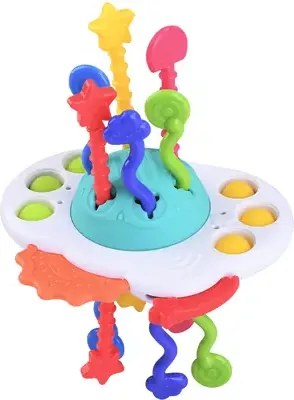 PLAYGO Vesmírná loď Pull  Pop / od 3 let / plast