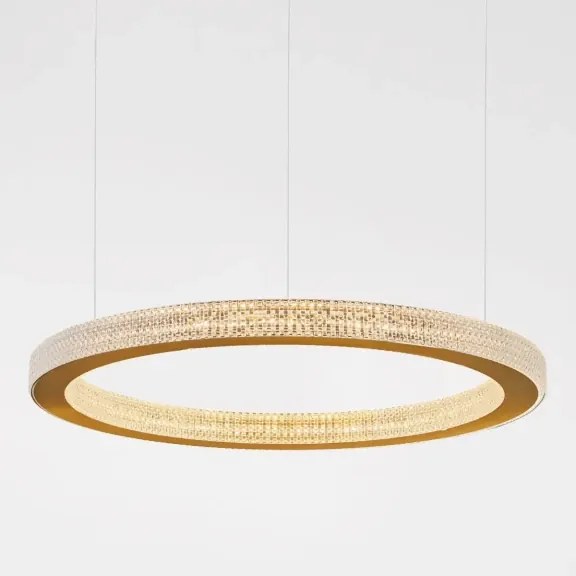 LED lustr Fiore 60 zlaté