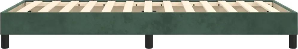 vidaXL Box spring postel 90 x 200 cm samet [3120751] Barva: Černá