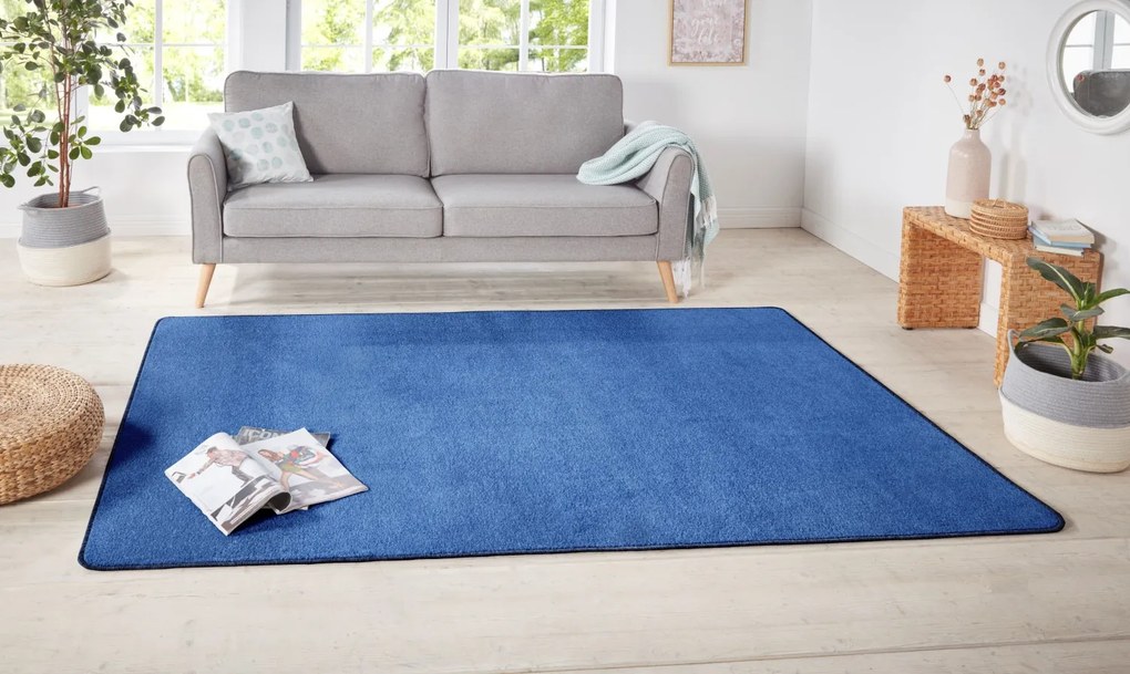 Hanse Home, Kusový koberec Nasty 101153 Blau, 80x300, modrá, chodba / předsíň