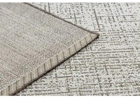 Dywany Luszczow Kusový koberec SIZAL FLOORLUX 20401 vzor rámu šampaňské / taupe Rozměr koberce: 120 x 170 cm