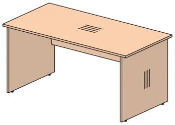 Lenza Kancelářský psací stůl EXPRESS, 1400 x 800 mm, bříza