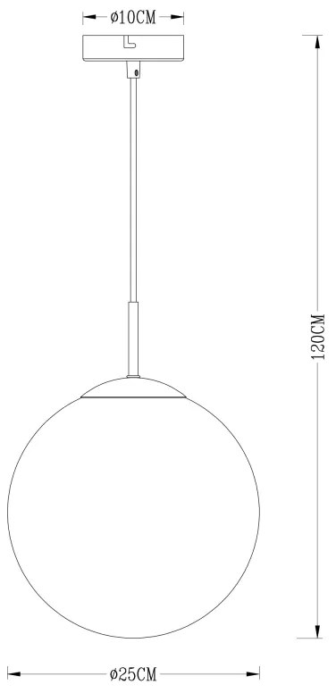 GLOBO VARUS 15866 Závěsné svítidlo