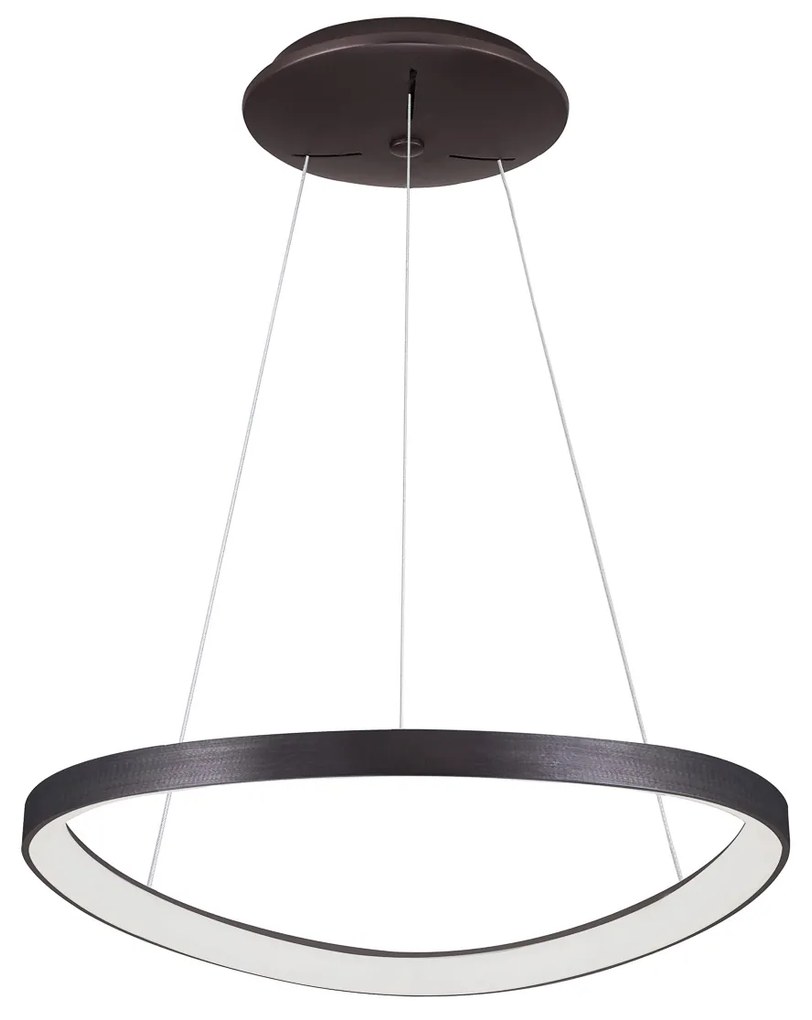 Italux 5355-848ROP-BC-3 LED závěsné svítidlo Morfi D650mm 48W/2640lm 3000K kávová, bílá, stmívatelné Závěsná svítidla