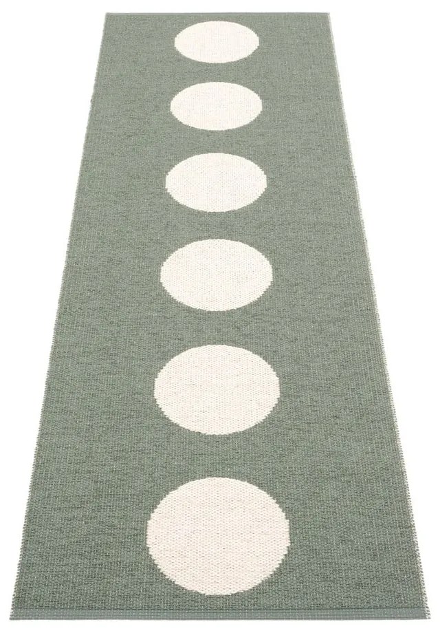 Zelený vnitřní a venkovní běhoun 70x225 cm Vera Army – Pappelina
