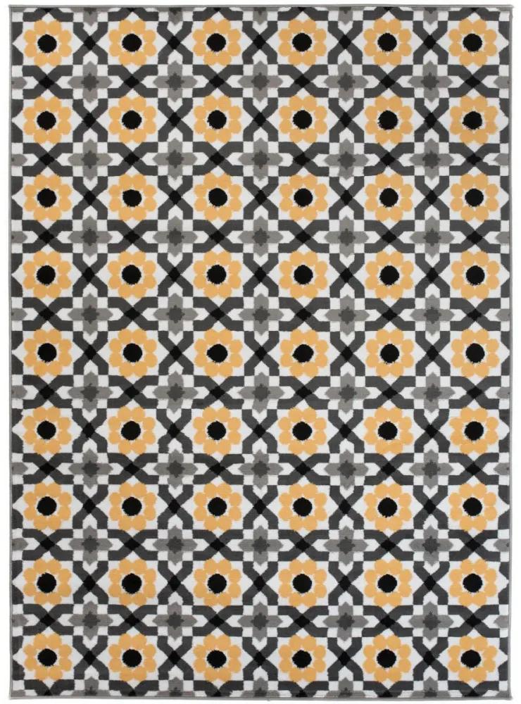 Kusový koberec PP Maya žlutý 160x220cm