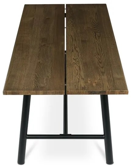 Autronic Jídelní stůl TABLON (180x90 cm / 220x90 cm) — masiv, hnědá 180 x 90 cm