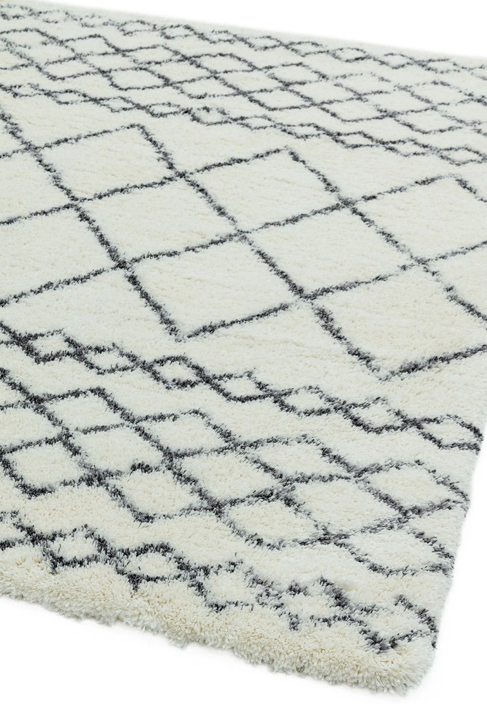 Šedý koberec Bardie Cream Grey Rozměry: 80x240 cm