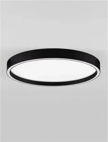 LED stmívatelné černé moderní stropní svítidlo Istos