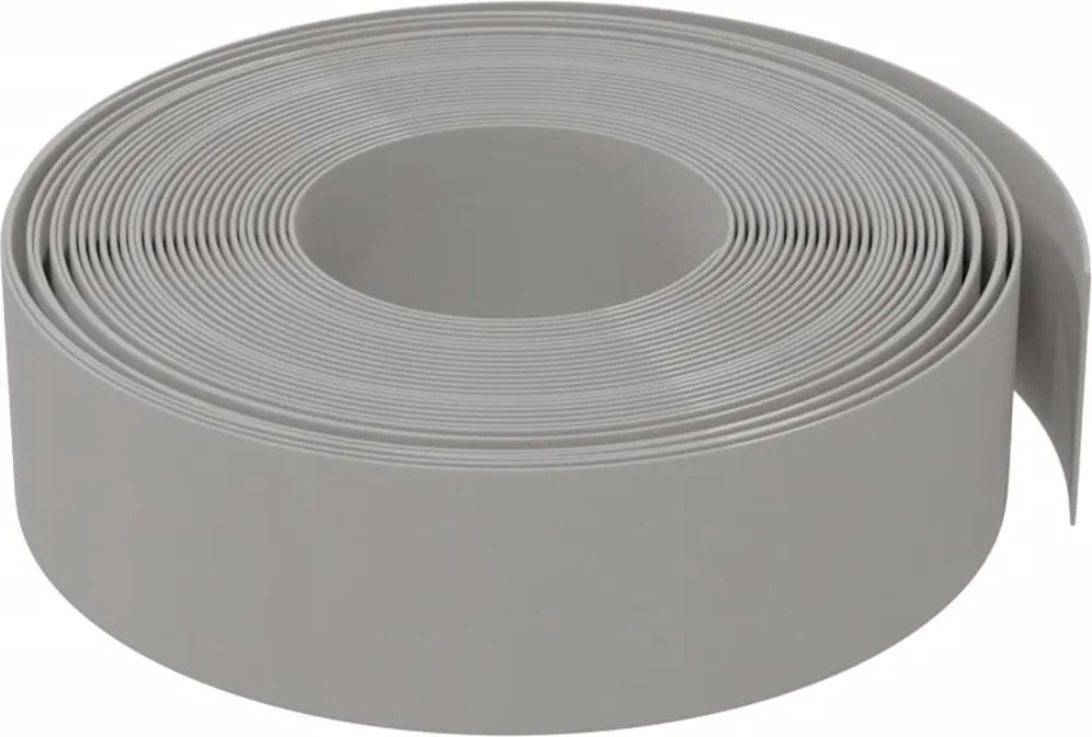 Travní lemy 3 ks šedé 10 m 15 cm polyethylen 3155441