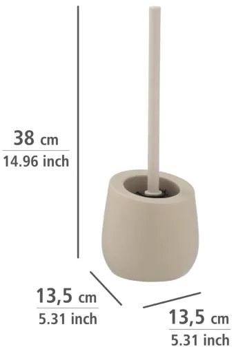 WENKO 24136100 - WC štětka BADI 13,5x38 cm béžová