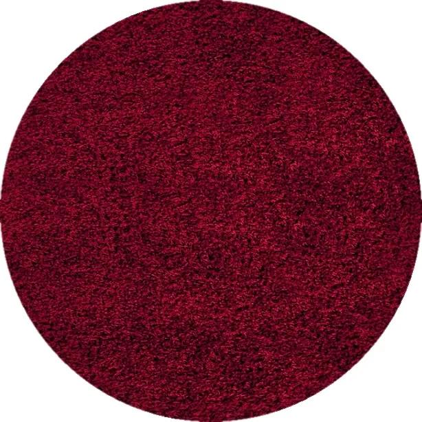 Ayyildiz koberce Kusový koberec Dream Shaggy 4000 Red Kruh