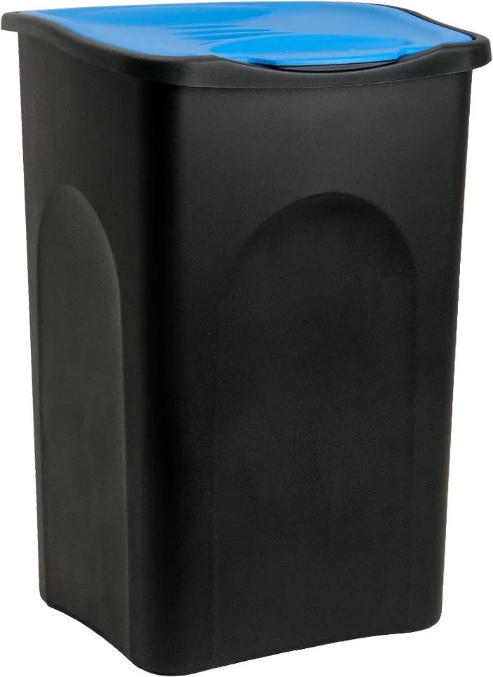 LeViva Odpadkový koš Gebby 50L černo-modrý