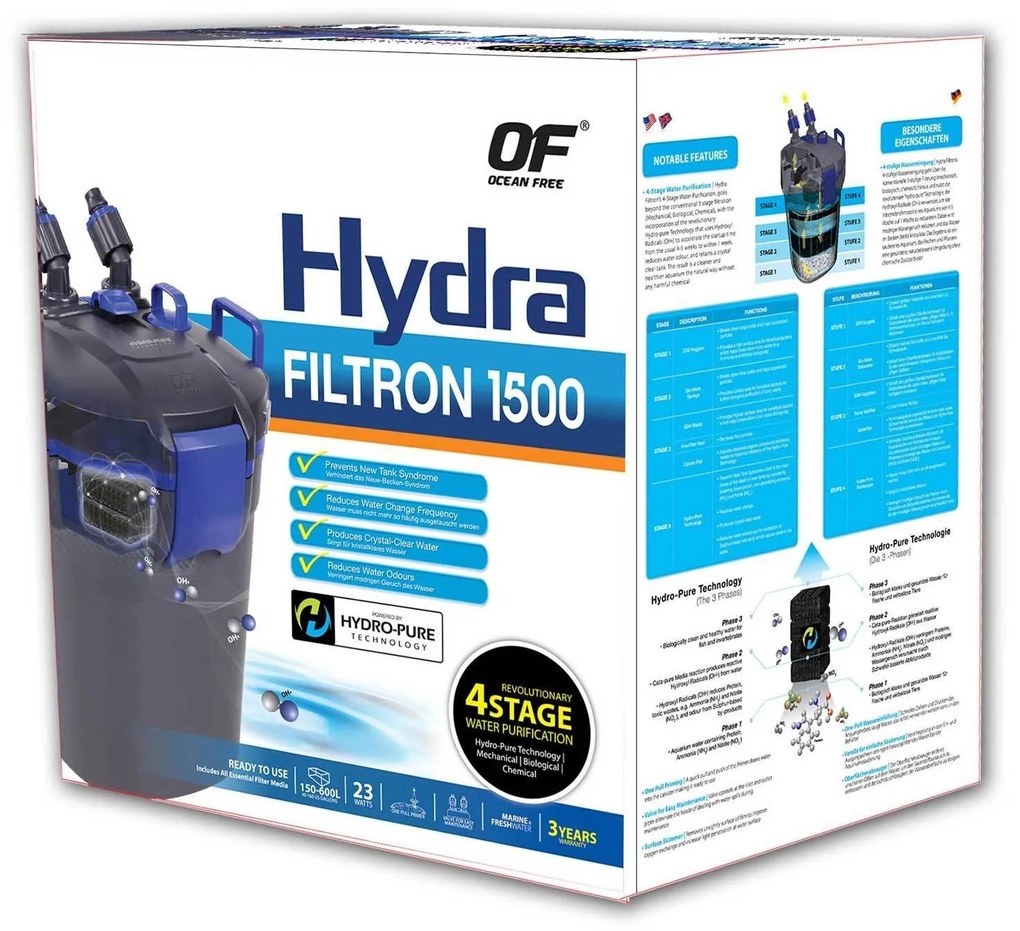 OF HYDRA FILTRON 1500 vnější filtr
